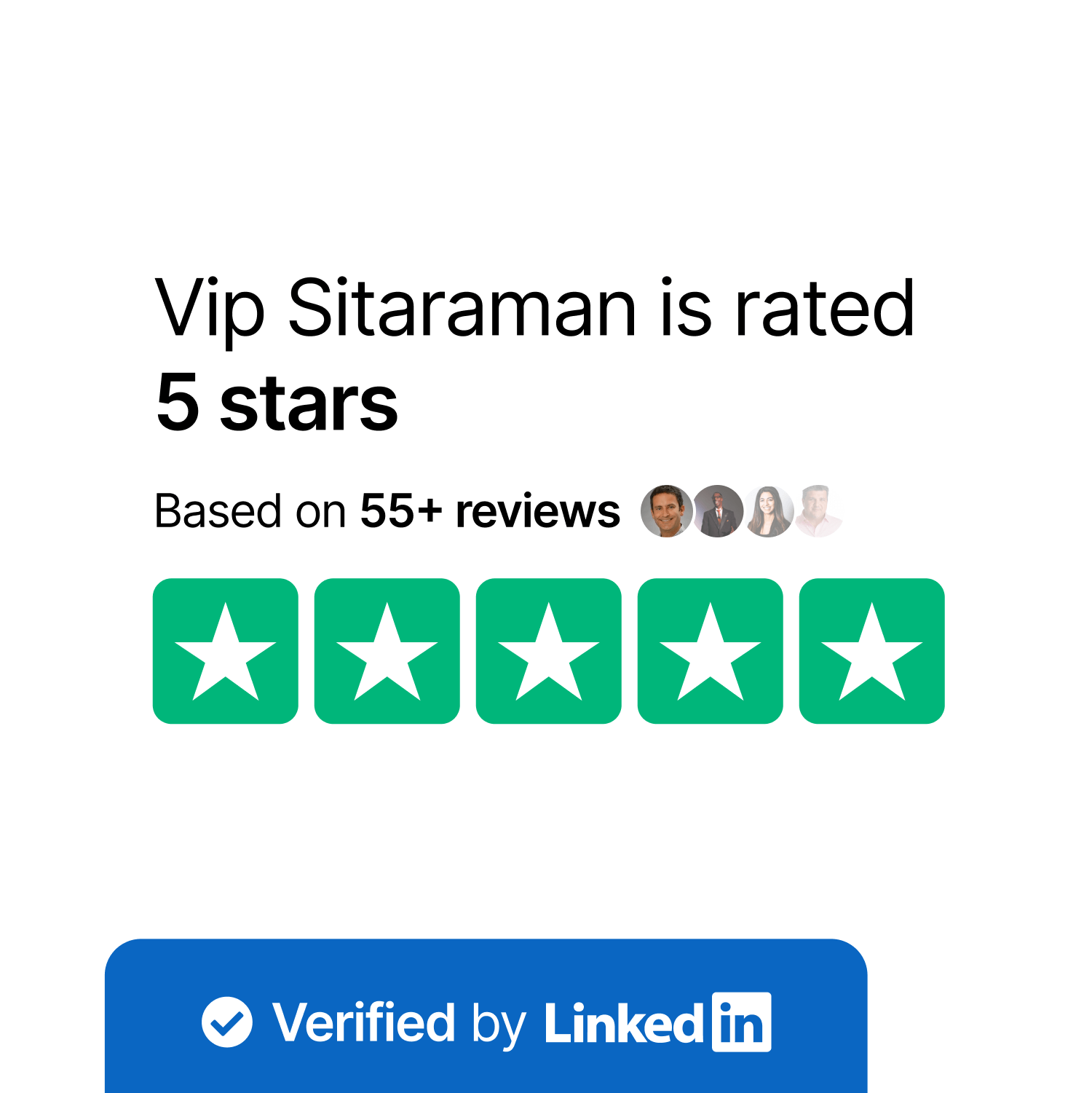 Vip Sitaraman Reviews by Verified Customers
